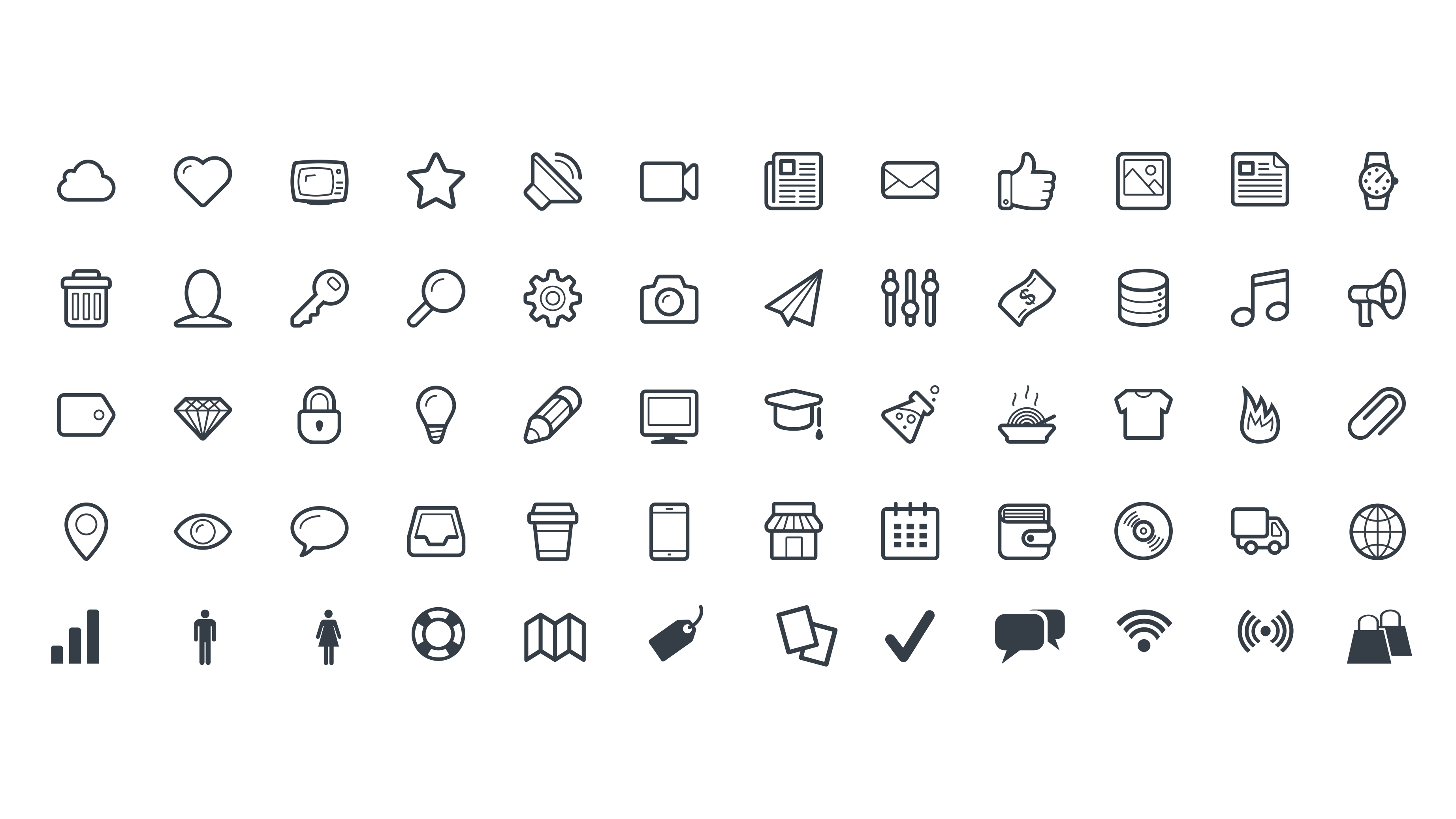 Vector Icons For Keynote Templates Free Keynote Templates